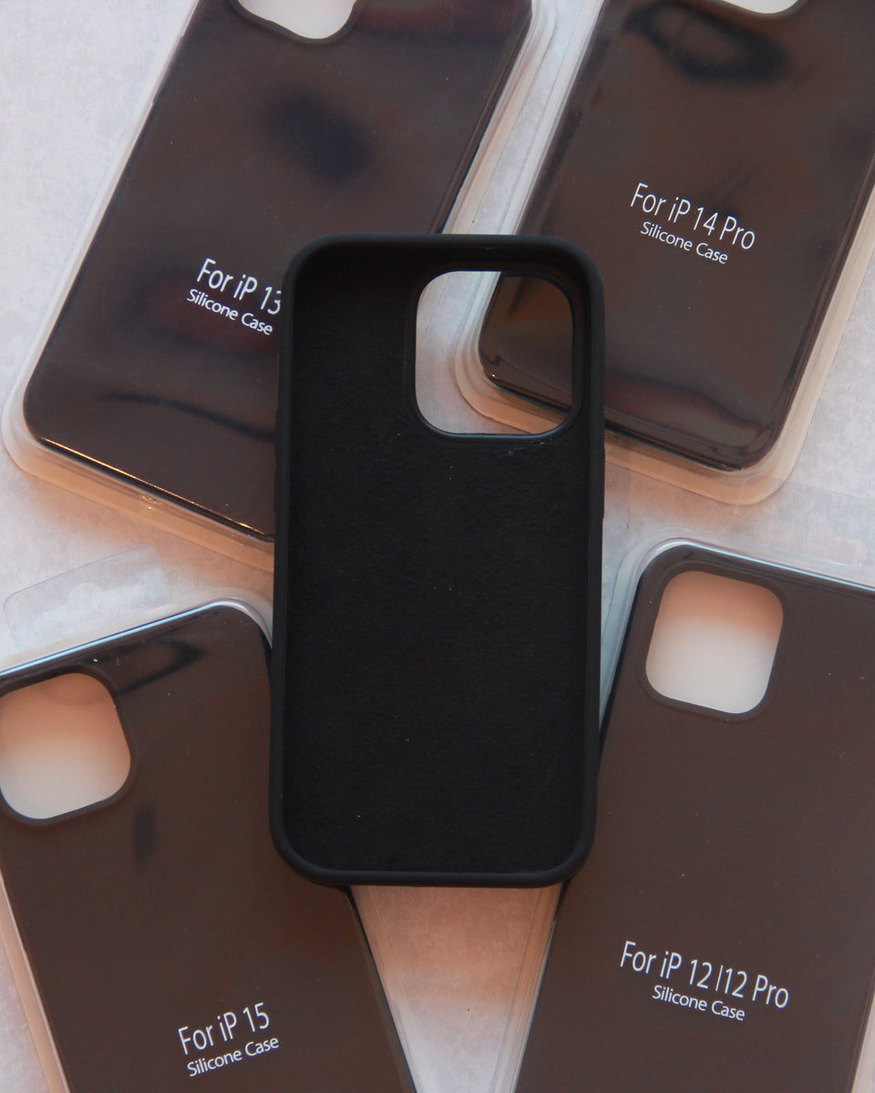 Silicone Case Negro – Mona Cases